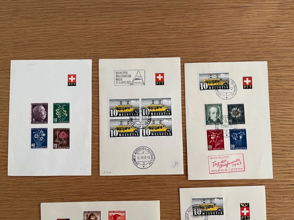 5 PTT Faltblätter Schweiz (Gebraucht) in Murgenthal für CHF 1 – mit Lieferung auf Ricardo kaufen