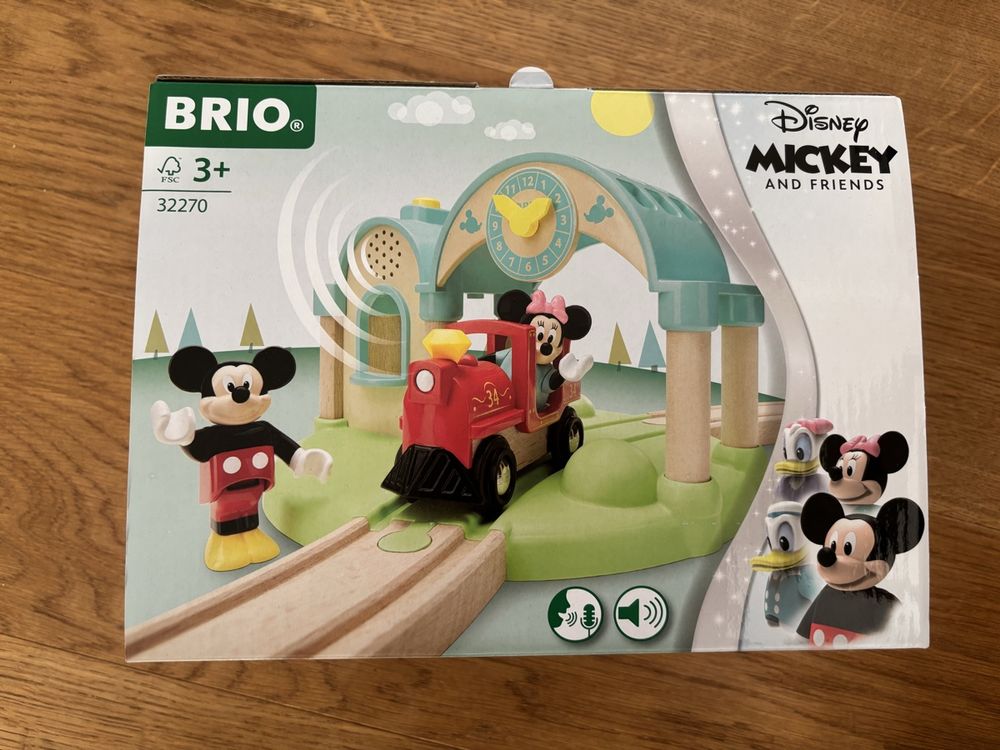 BRIO Disney Mickey Mouse Holzeisenbahn mit Sound NEU (Neu und ...