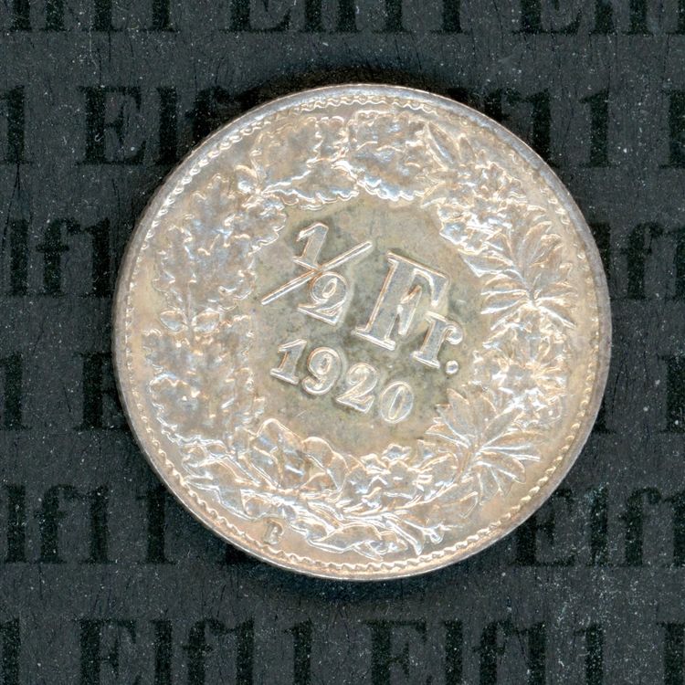 CHF___0.50 1920 -stgl 50 Rappen (Neu (gemäss Beschreibung)) in Widnau für CHF 50 – mit Lieferung ...