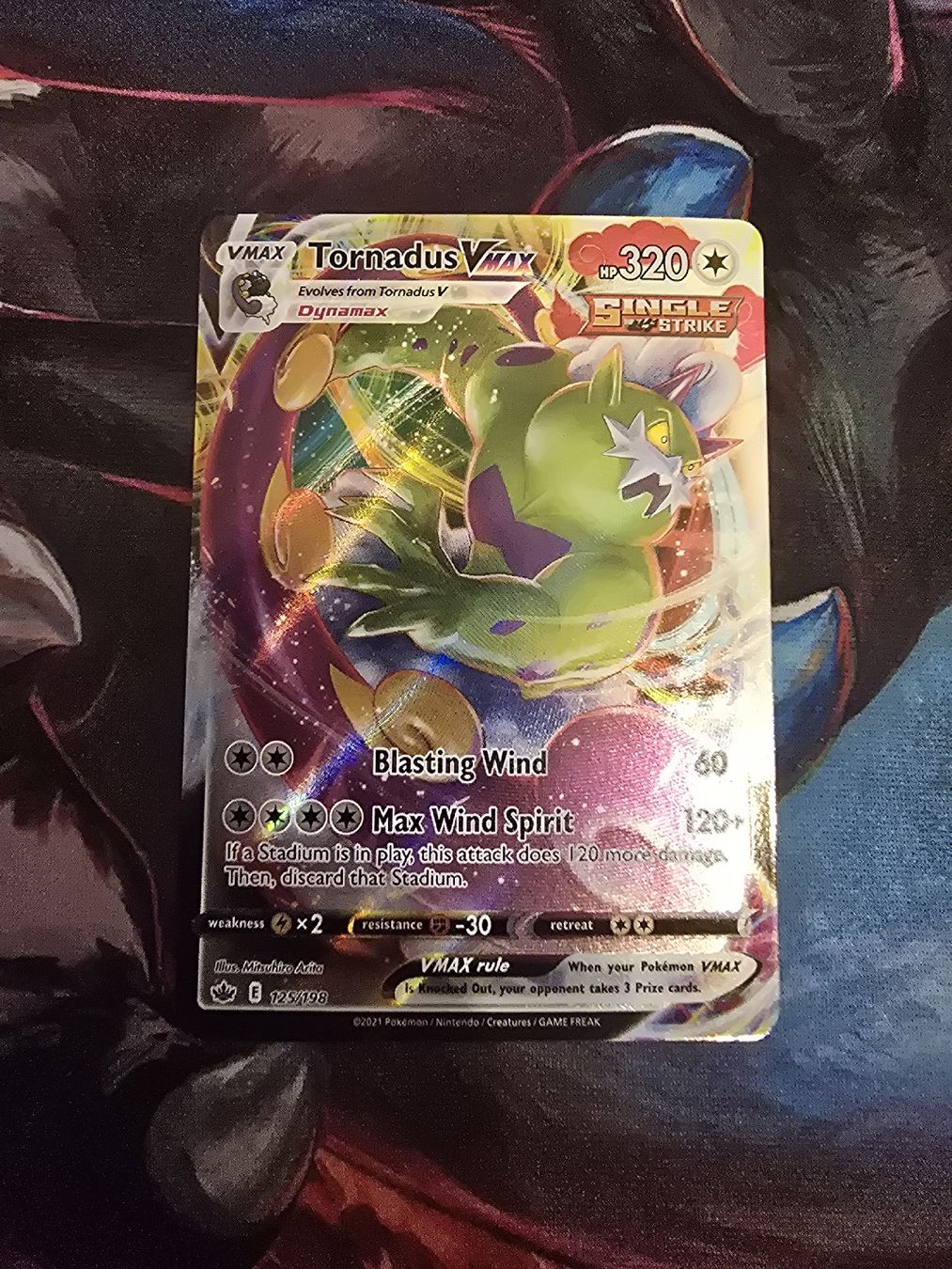 Carte Pokémon Tornadus VMAX - État neuf - Rare ! (Neuf (Voir ...