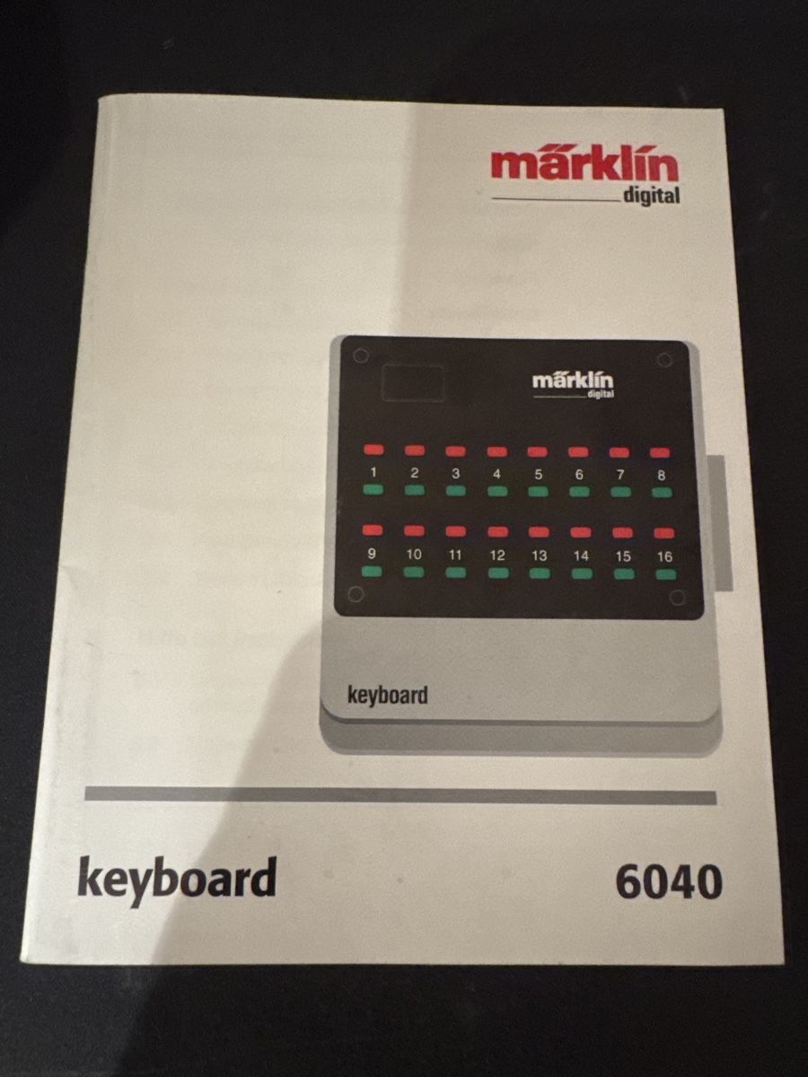 Märklin 6040: keyboard für 16 Weichen (Gebraucht) in Bönigen für CHF 40 ...