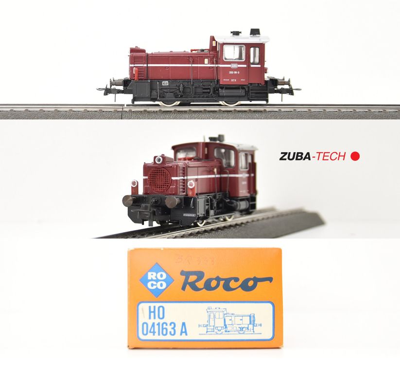 Roco 04163A Rangierlok BR 333 der DB H0 GS Analog mit OVP (Gebraucht ...
