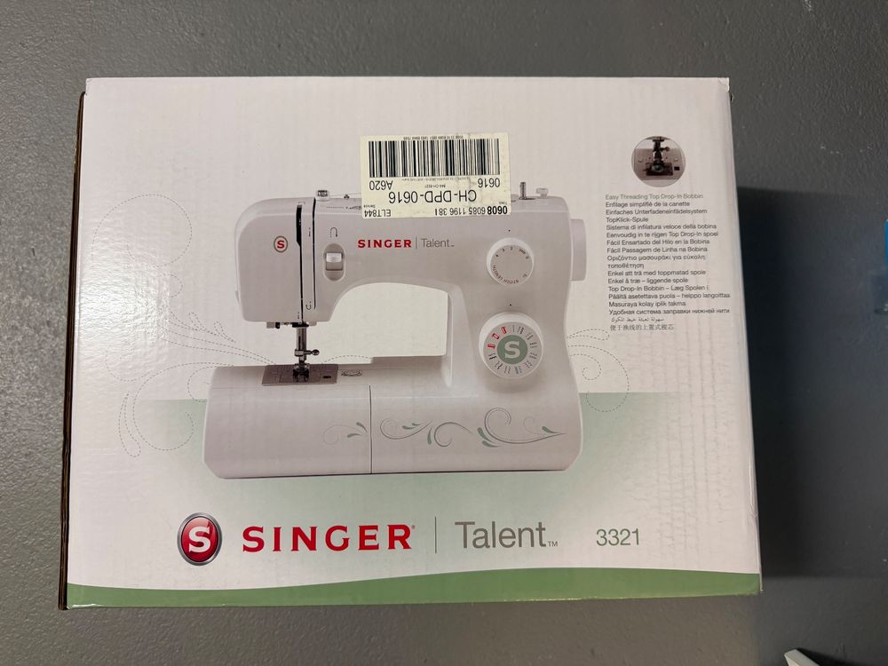 Nähmaschine Singer Talent 3321 (Neu und originalverpackt) in Rickenbach ...