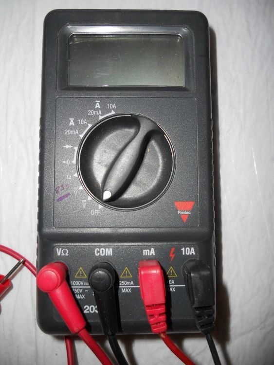 Digital Multimeter, Spannungsmessgerät, Pantec PAN 2030 (Gebraucht) in ...