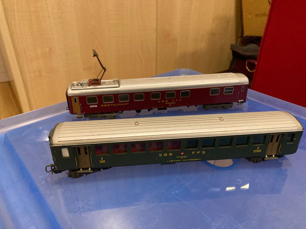 Märklin SBB Restaurant und HAG Personenwagen (Gebraucht) in Nidau für CHF 19 – mit Lieferung auf ...
