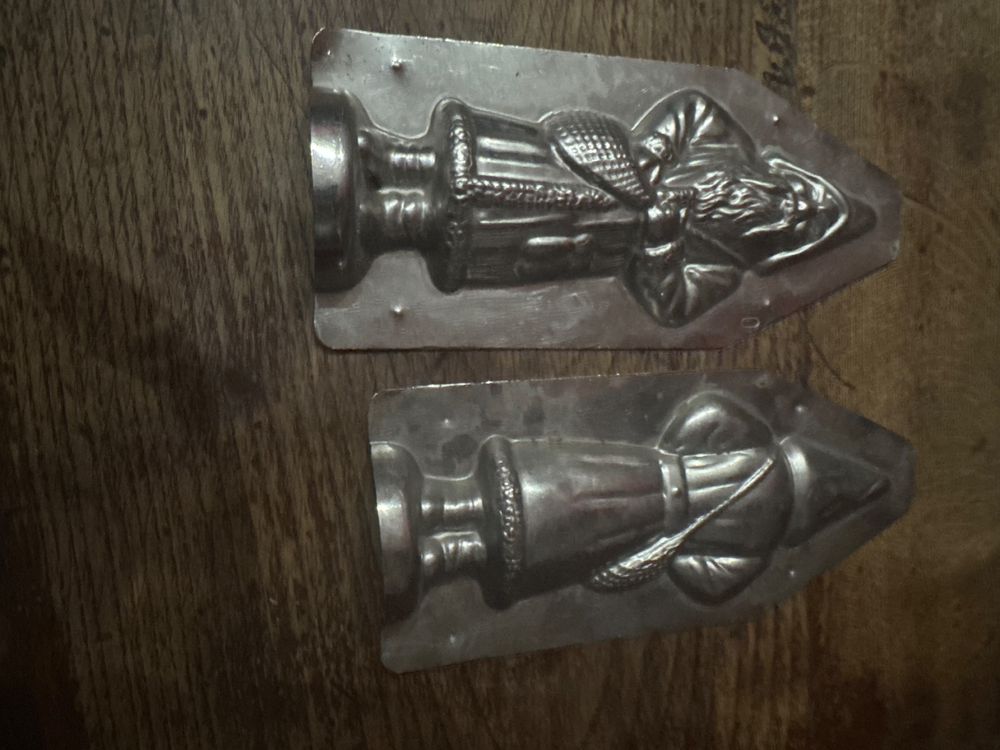Moule ancien chocolat schokoladenform st Nicolas évêque 19cm (D ...
