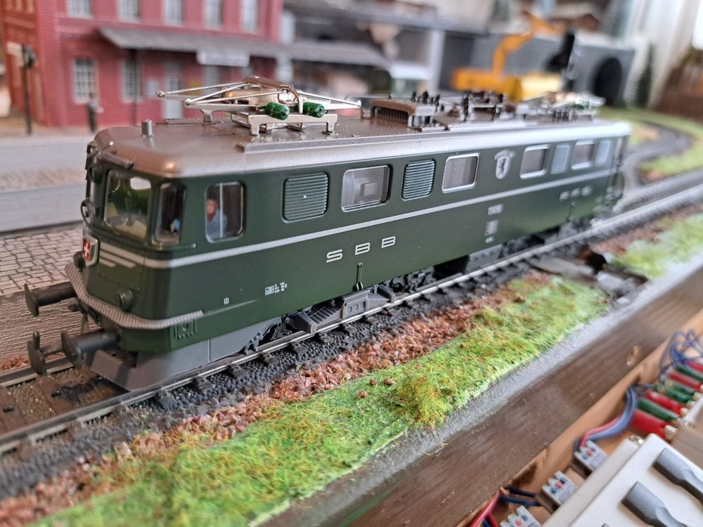 HAG H0 Ae 6/6 Städtelok grün "Appenzell" DC, neu | Acheter sur Ricardo