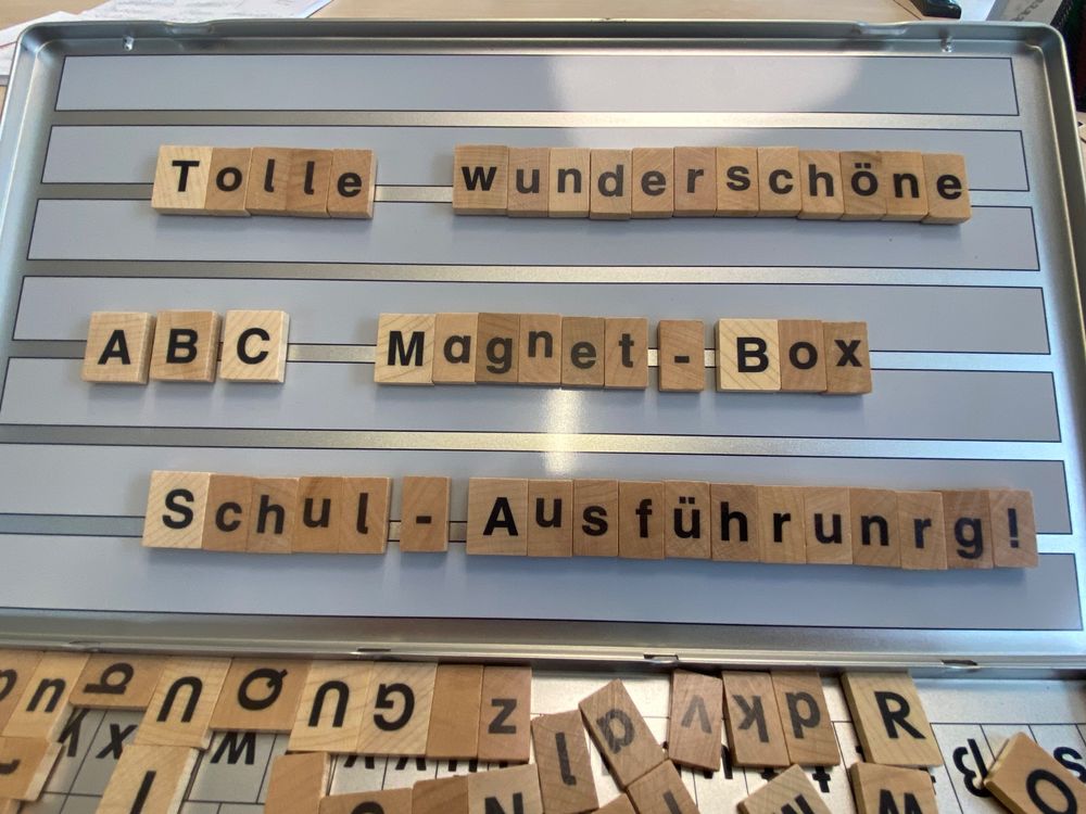 ABC Magnet-Box Schulausführung Lernspiel (Gebraucht) in für CHF 16 ...