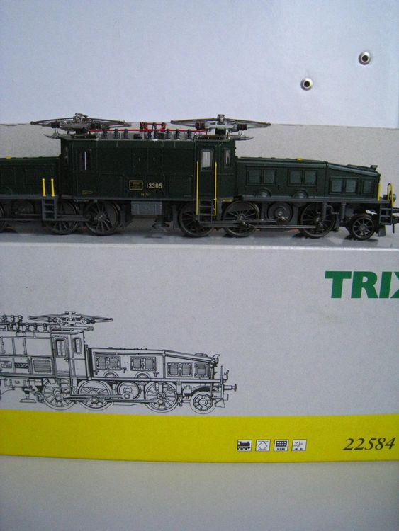 Trix Be 6/8 13305, SBB-Krokodil, Analog+Schnittstelle, 22584 (Gebraucht ...