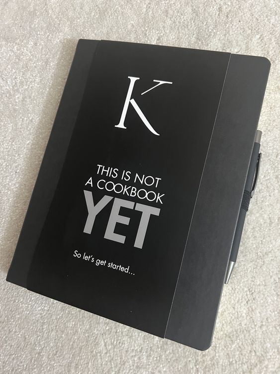 Carnet de notes "This is not a cookbook" neuf (Neu und originalverpackt ...