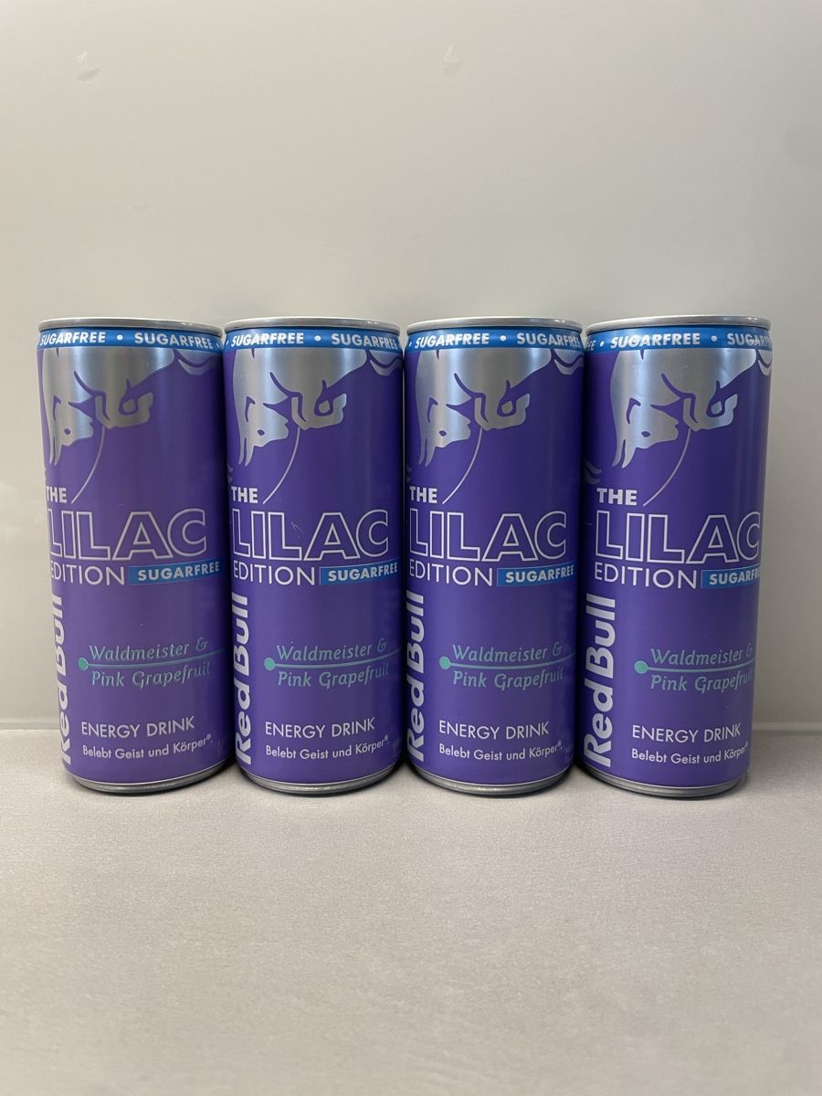 4 Dosen Red Bull The Lilac Ed. Waldmeister & Pink Grapefruit (Neu und ...