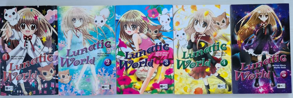 Lunatic World 1 bis 5 von Michiyo Kikuta, Miyoko Ikeda Manga (Gebraucht ...