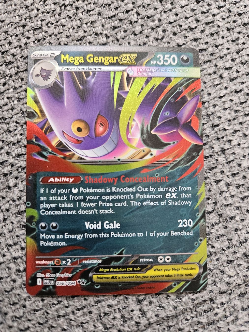 Mega Gengar EX – Pokémon Card – 056/094 (PFL.EN) AB 1.- (Neu (gemäss ...