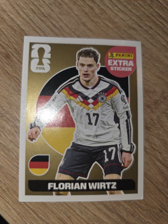 Panini FIFA Extra Sticker: Florian Wirtz Gold WM 2026 (Gebraucht) in ...