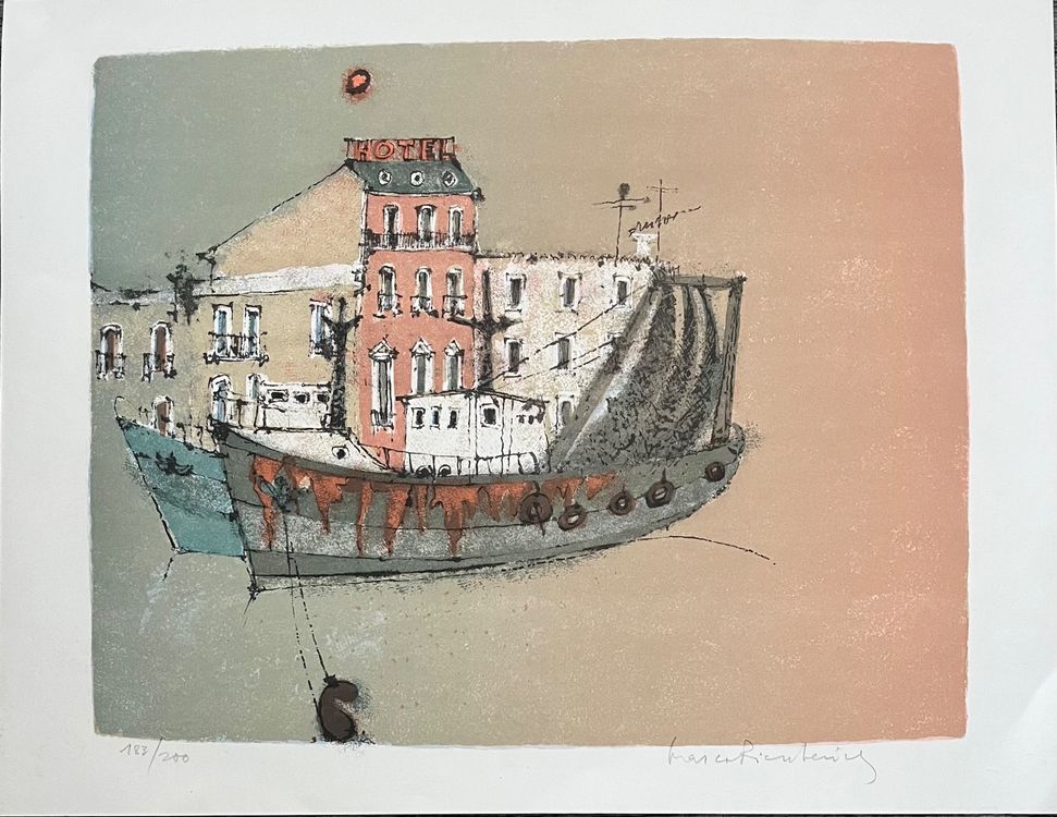 Marco Richterich (1929-1997) Lithographie Handsigniert | Kaufen auf Ricardo