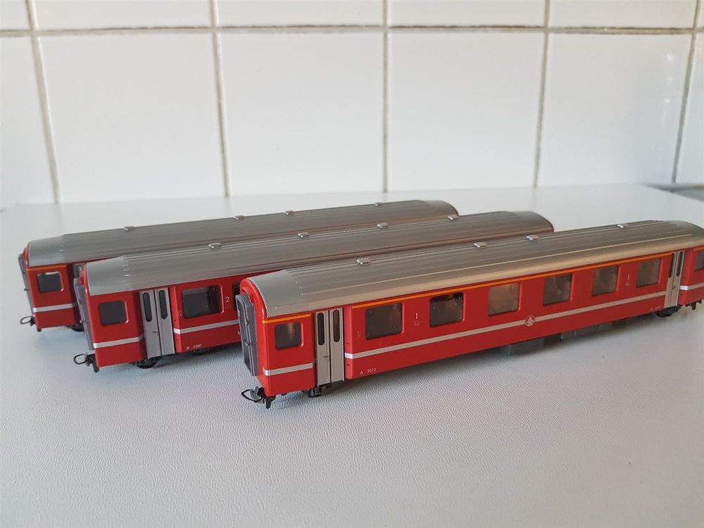 BEMO 3 Stk. BVZ Personenwagen (Neu (gemäss Beschreibung)) in Seuzach ...