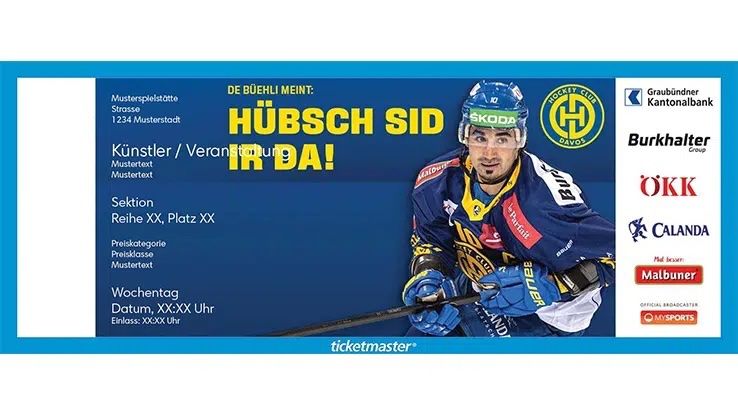 1 Tickets für HC Davos vs. EV Zug / 16. März 2025 | Acheter sur Ricardo