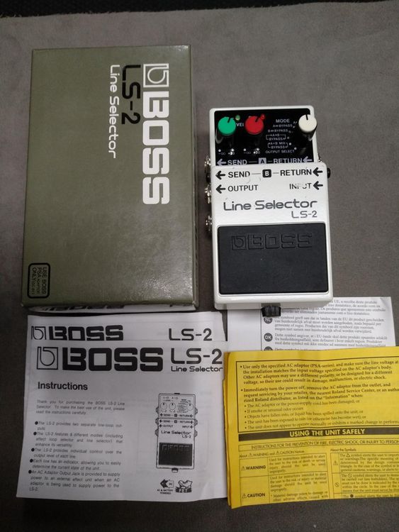Boss LS-2 Line Selector! TOP PEDAL for Home or Studio/Live | Kaufen auf Ricardo