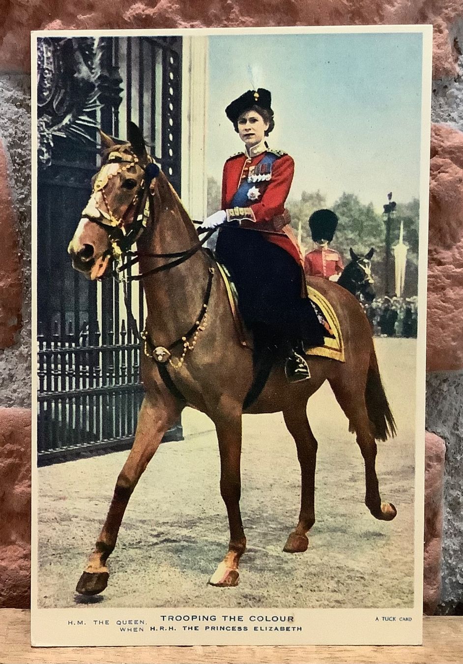 QUEEN ELIZABETH II Trooping the Colour London England Royal (Gebraucht ...