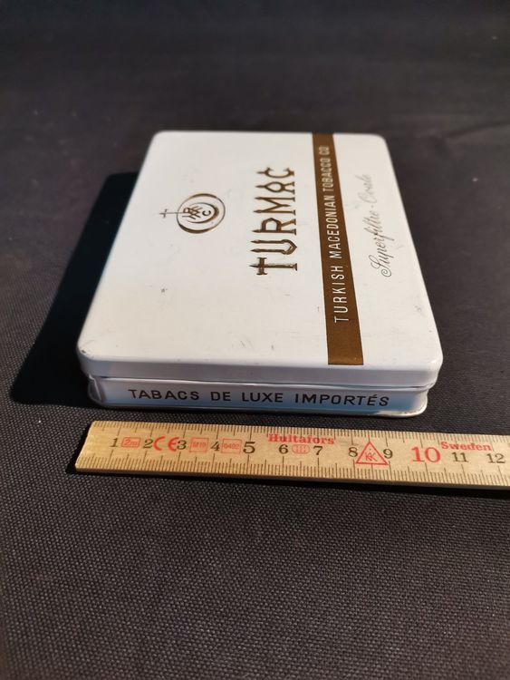 Alte Turmac Zigaretten Blechkiste, Zigaretten Blechdose (Gebraucht) in Wiedlisbach für CHF 15 ...
