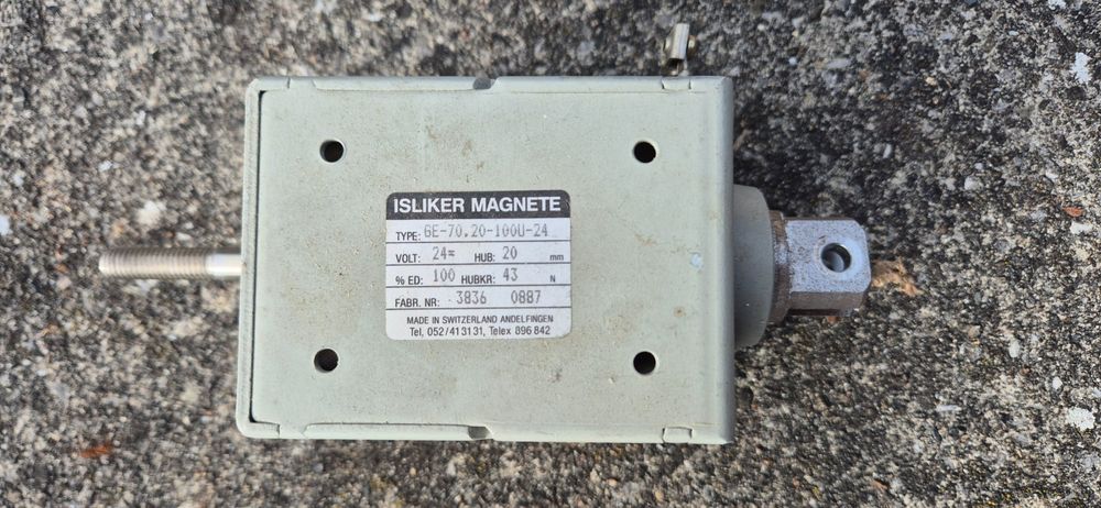 Hubmagnet 24 V DC (1) (Gebraucht) in Steinhausen für CHF 20 – mit ...