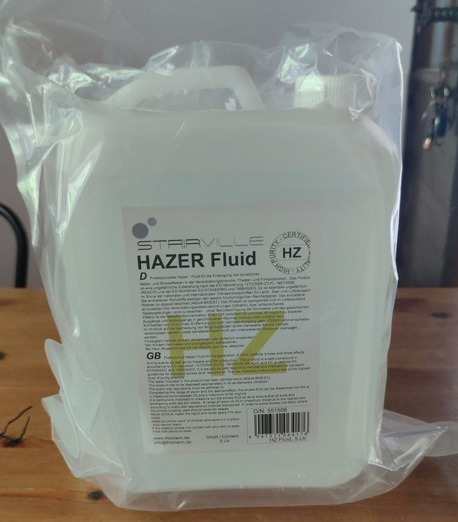 Stairville HZ-5L Hazer Fluid - Brand New, Sealed! (Neu und ...