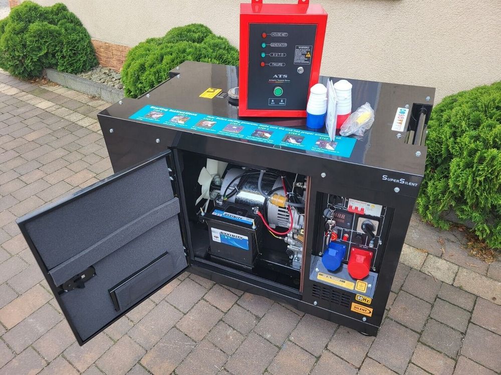 NEU!!! Stromerzeuger Diesel 11 KW mit ATS-Box (Neu und originalverpackt ...