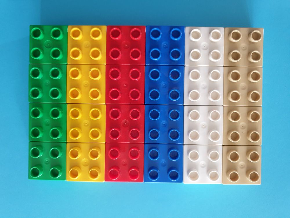 Lego Duplo (K18) 24 Bausteine 2x2 Noppen (Gebraucht) in Münchwilen TG für CHF 7.9 – mit ...