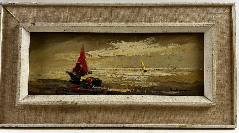 Meer Landschaft Gemälde Signiert. (Gebraucht) in Neuhausen am Rheinfall für CHF 90 – mit ...