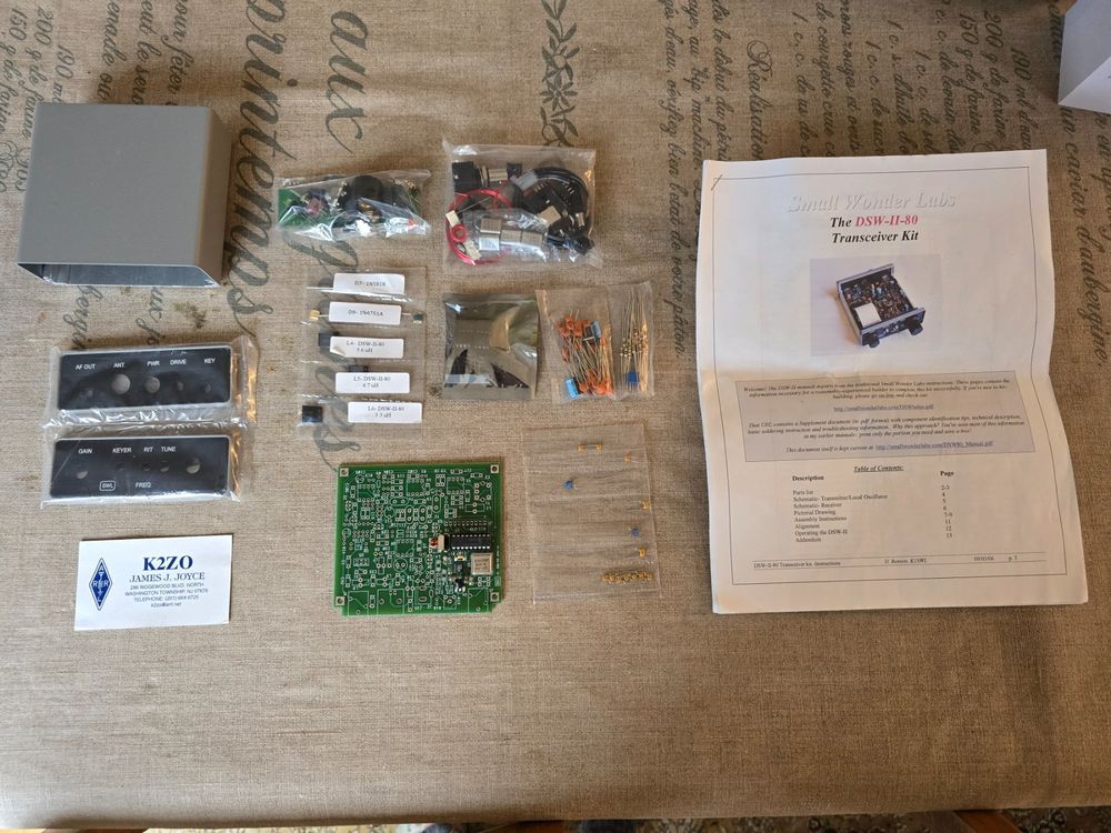 QRP Transceiver DSW-II-80 von Small Wonder Labs (Neu und ...