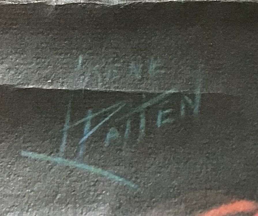 Irene PATTEN (XX) Grosse Plakat Handsigniert | Kaufen auf Ricardo