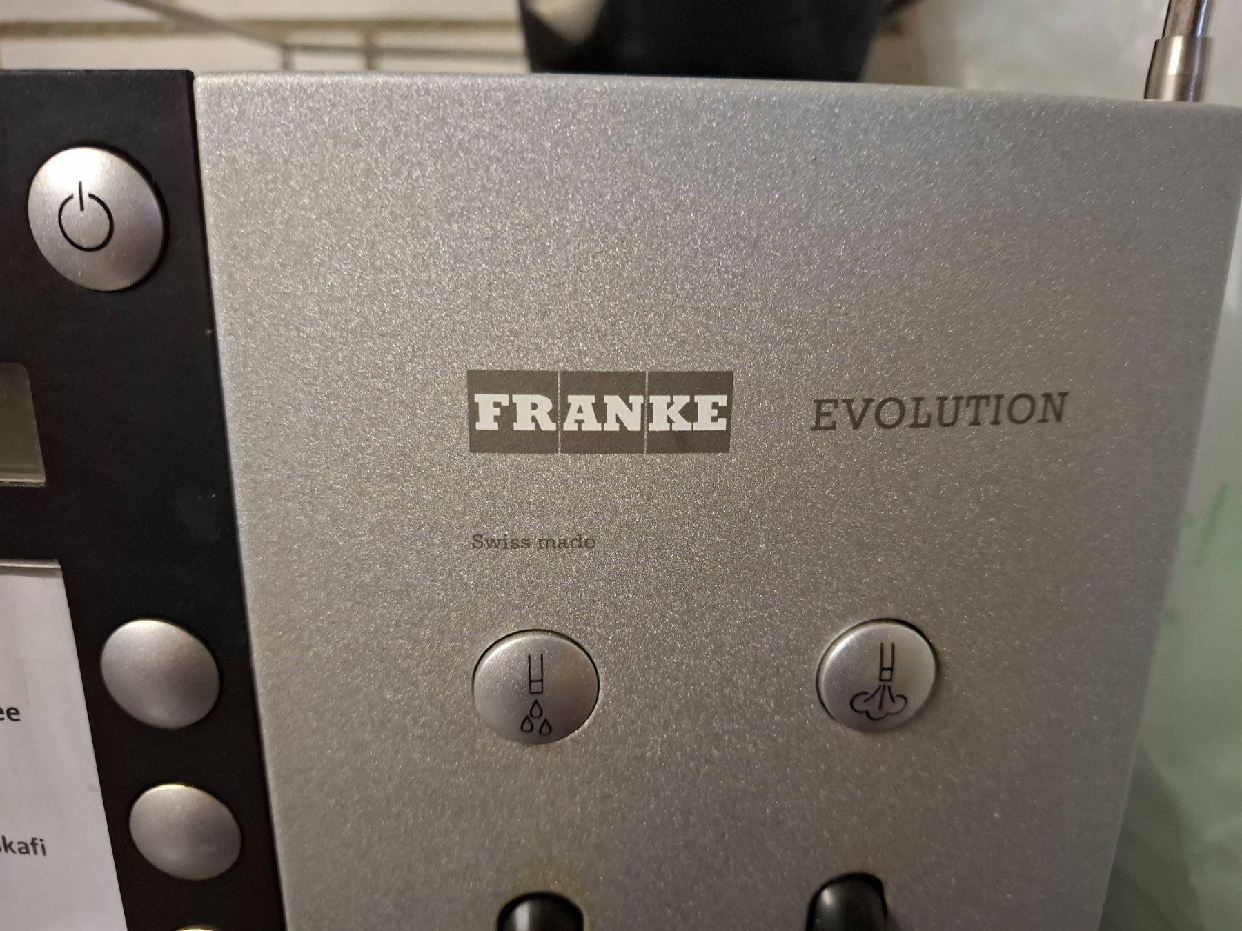 Gastro-Kaffeemaschine FRANKE Evolution mit Unterbau und Tank (Gebraucht ...