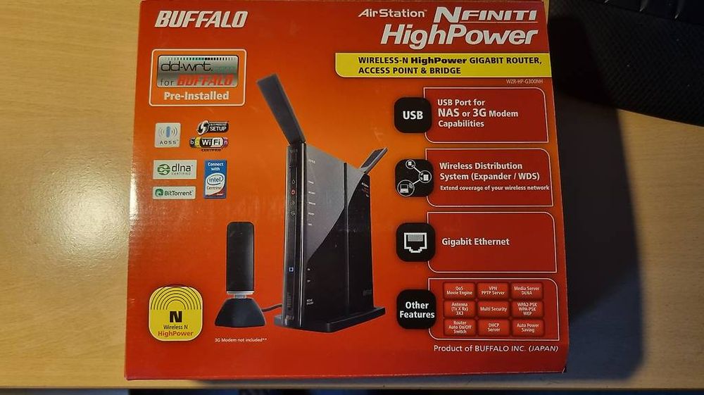 Buffalo Air Station Gigabit Router, Access Point und Bridge (Gebraucht ...