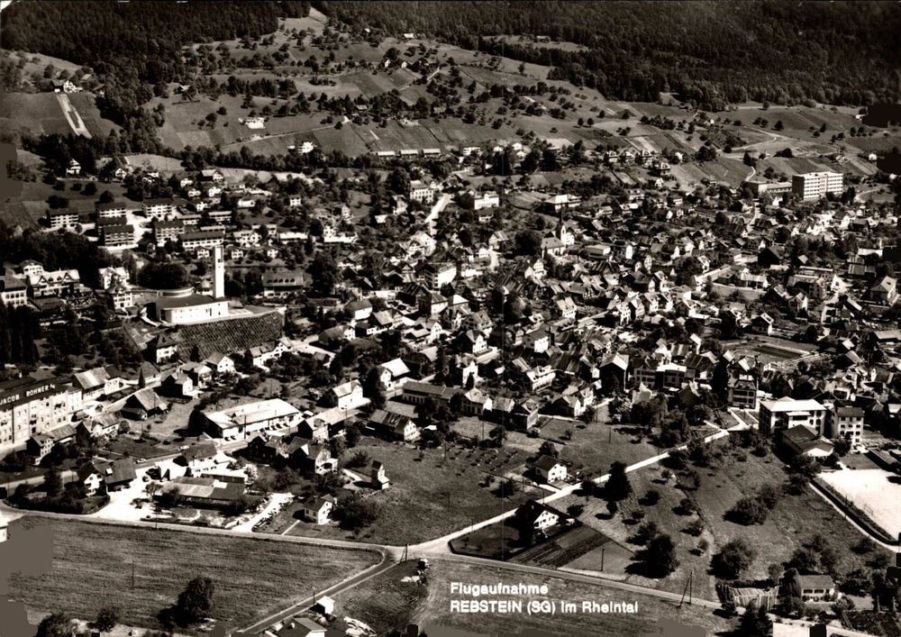 Flugaufnahme Rebstein (SG) im Rheintal (Gebraucht) in Bronschhofen für ...