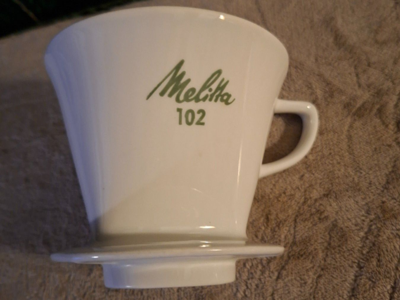 Melitta Kaffeefilter 102 Porzellan Weiss - Top Zustand! (Gebraucht) in ...