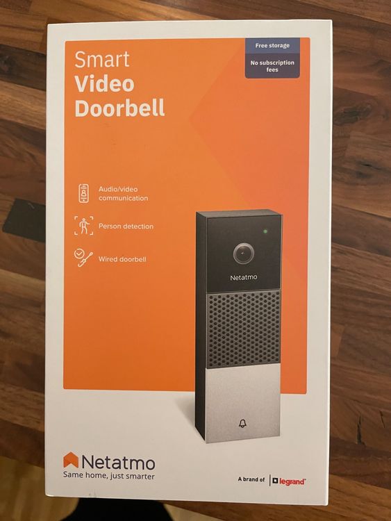 Netatmo Smart Video Doorbell / Smarte Klingel (Neu und originalverpackt ...