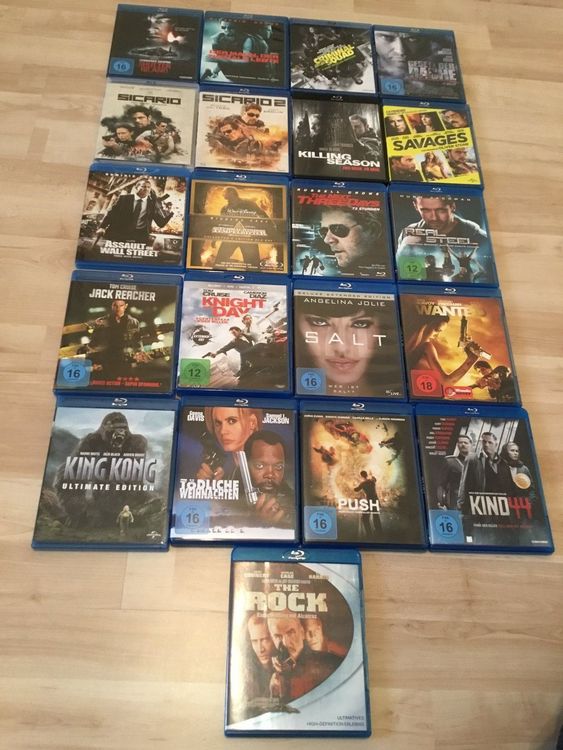 Blu-Ray Sammlung 21 Filme ab nur 1 Fr.!! (Gebraucht) in Salmsach für ...