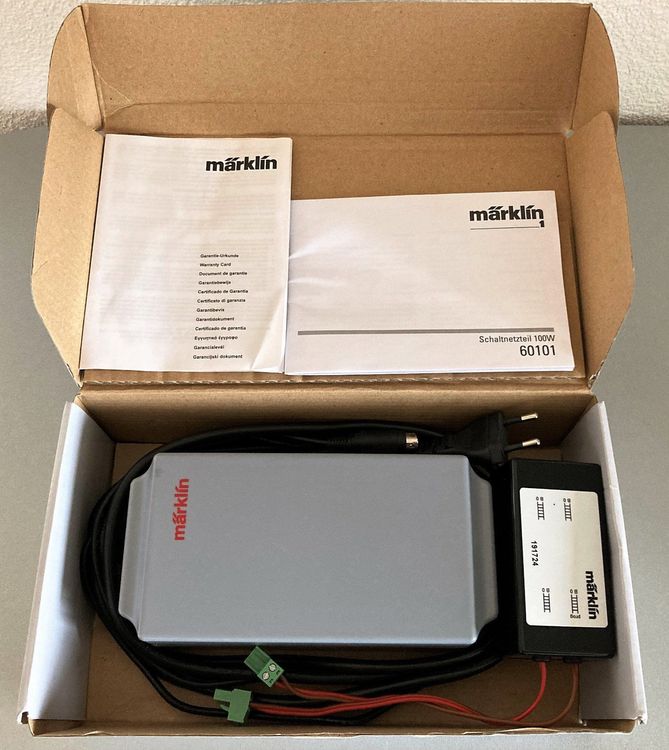 Märklin 60101 & 191724 Schaltnetzteil & Entstörset CS 2/3 (Gebraucht ...