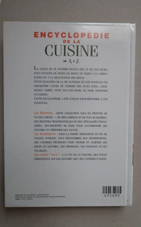 Encyclopédie de la cuisine de A à Z, complète, 10 volumes (Neu (gemäss Beschreibung)) in Le ...