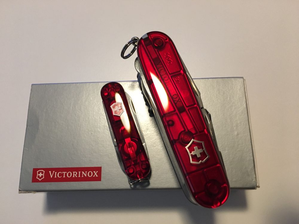 VICTORINOX - Swiss Champ/Swiss Lite - red trans - NEU! (Neu und ...