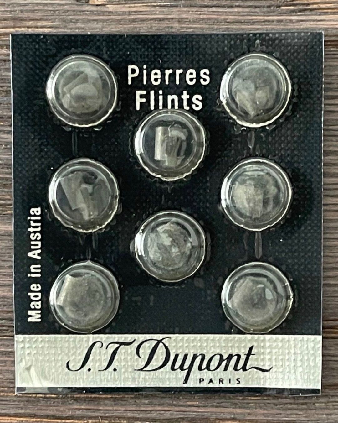 S.T. DUPONT Feuerzeug Flint oder Feuerstein schwarz 900601 (Neu und ...