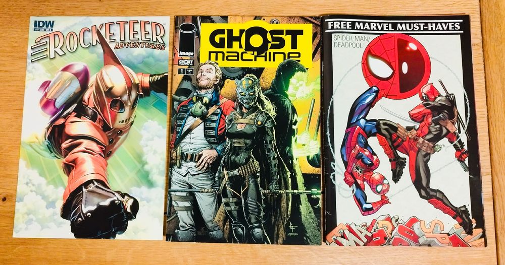 3 Marvel Comics - Ghost Machine, Deadpool, Rocketeer | Kaufen auf Ricardo
