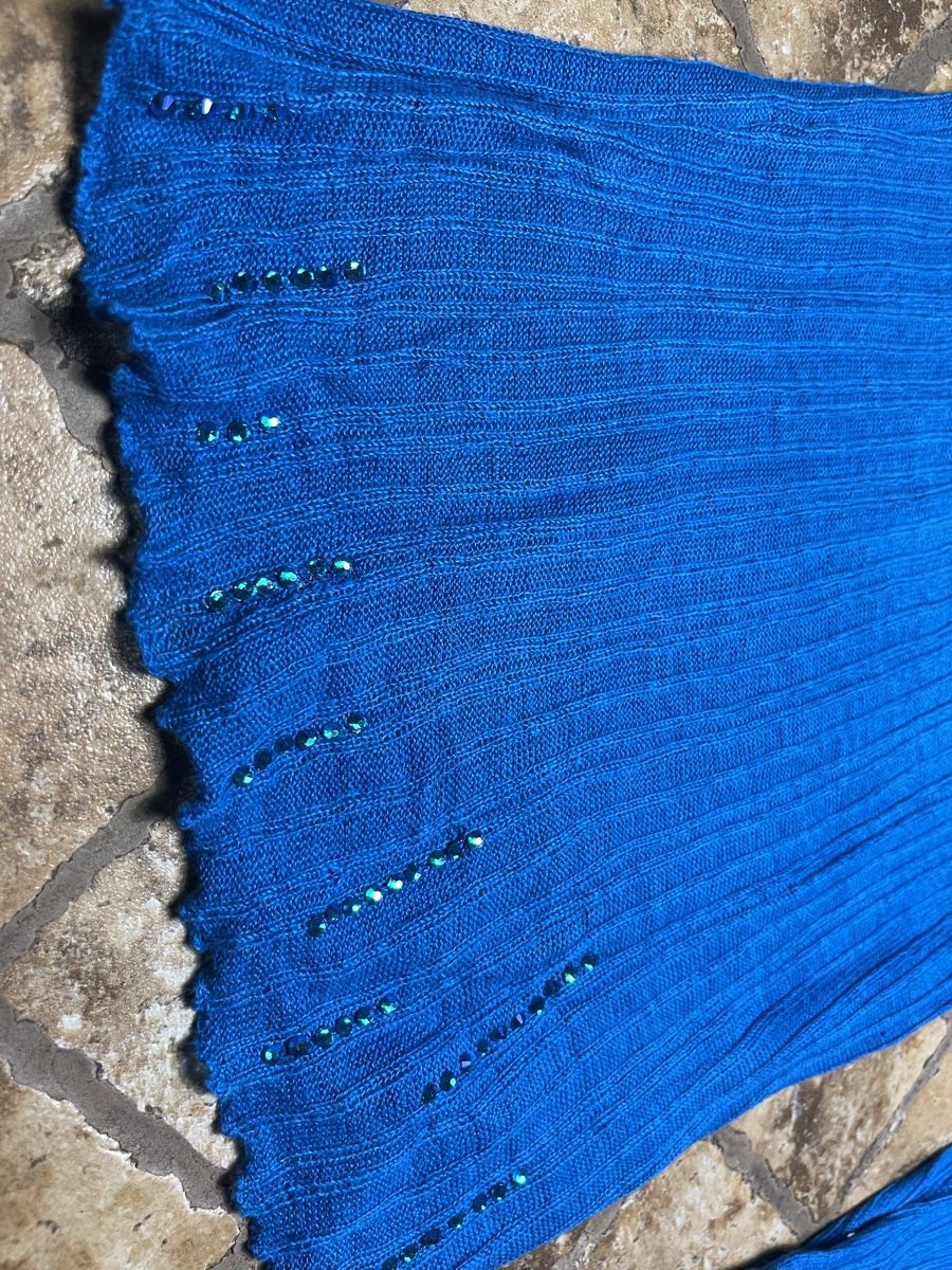 Chic Maglione Asos di cotone blu elettrico-Tg S/M (Nuovo (secondo la ...