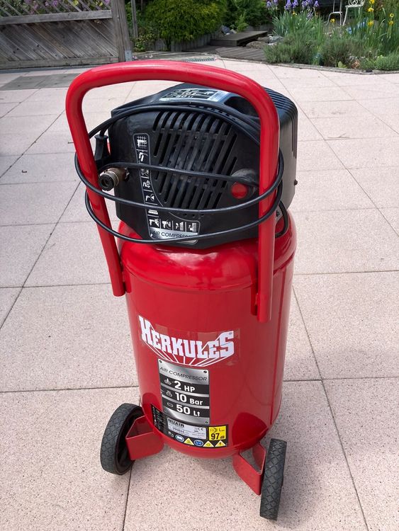 Luftkompressor Compresseur HERKULES 50 Lt. (Gebraucht) in Courtaman für CHF 65 – nur Abholung ...