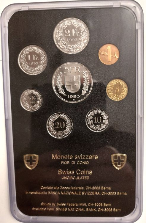 Münzsatz Schweiz 1993 stgl. (Neu (gemäss Beschreibung)) in Arch für CHF 120 – mit Lieferung auf ...