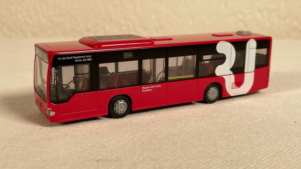 Rietze 67911 - MB Citaro K Stadtbus Rapperswil - 1:87 - NEU (Neu und ...