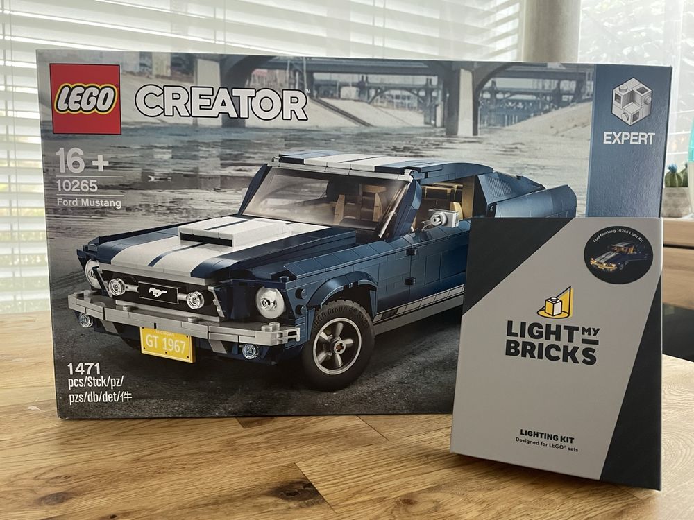 Lego Creator 10265 Ford Mustang. Neu + Light Bricks (Neu und ...