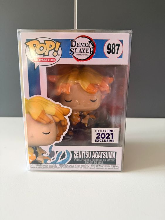 Figurine Funko Pop Demon Slayer 987 - Zenitsu Agatsuma (Neuf avec ...