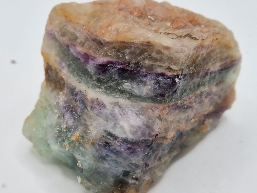 Fluorit, Regenbogenfluorit, bunt, Schleifware, Uis, Namibia (Neuf avec ...