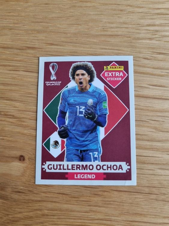 Guillermo Ochoa Panini extra Sticker Legend WM 2022 Qatar (Neuf avec ...
